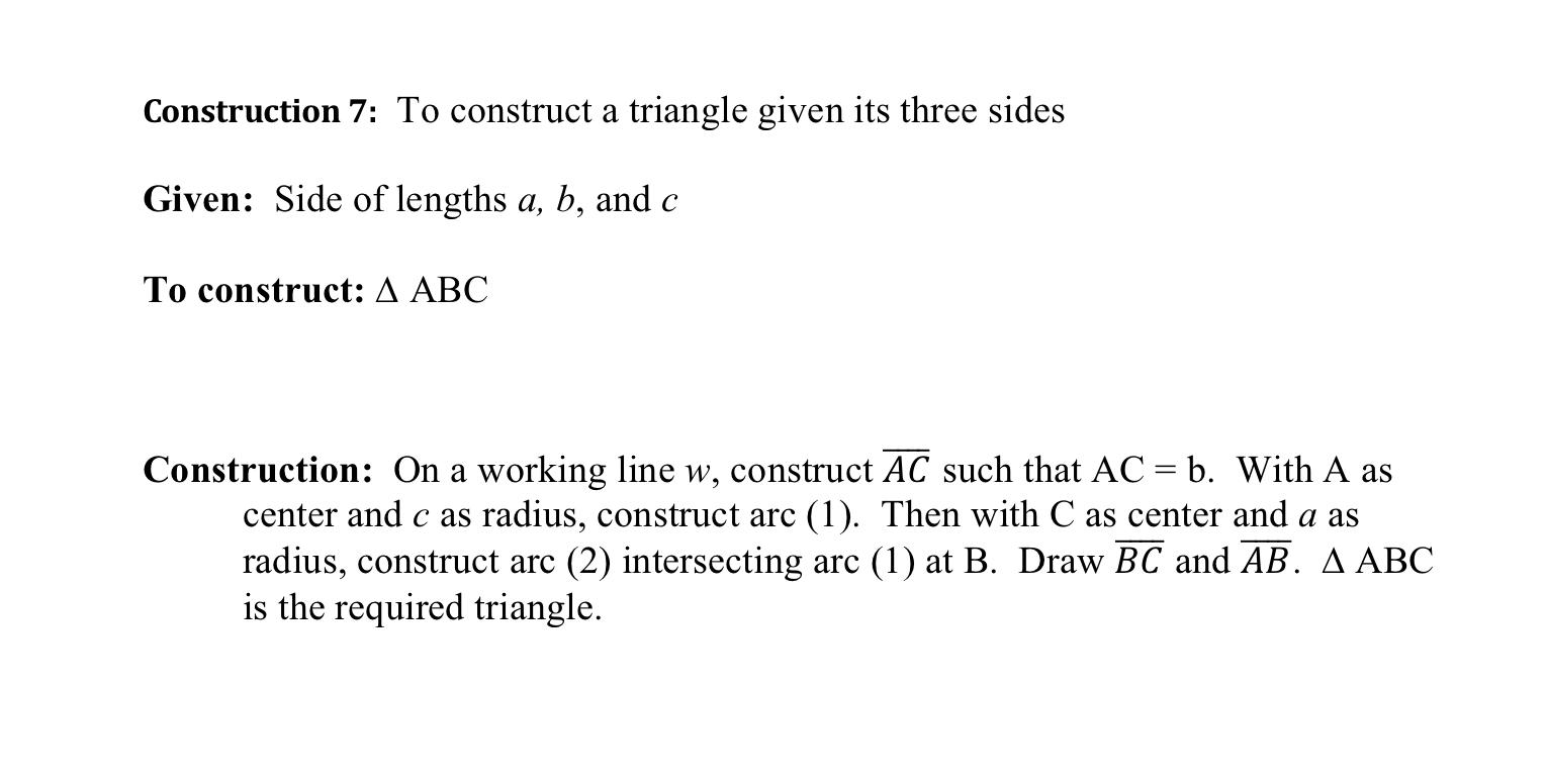 Solved Complete construction with straightedge and compass. | Chegg.com