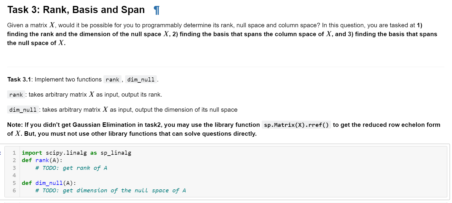 Solved Given a matrix X, would it be possible for you to | Chegg.com