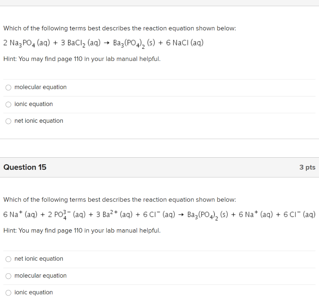 Solved Which of the following terms best describes the | Chegg.com