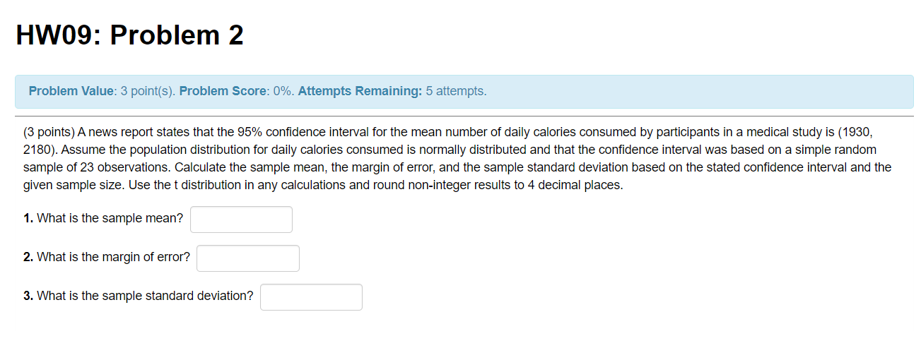 Solved HW09: Problem 2 Problem Value: 3 point(s). Problem | Chegg.com