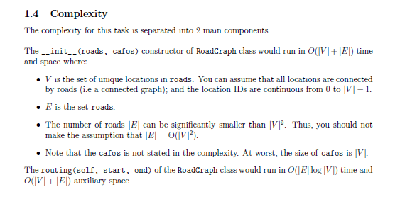 Solved You would now proceed to implement routing(self, | Chegg.com