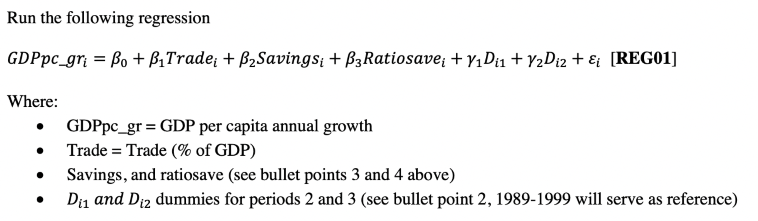 Solved Write code for r studio for the following regression | Chegg.com