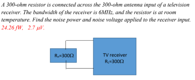 Solved A 300-ohm resistor is connected across the 300-ohm | Chegg.com