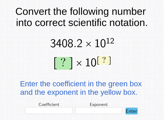 Solved Convert the following number into correct scientific | Chegg.com