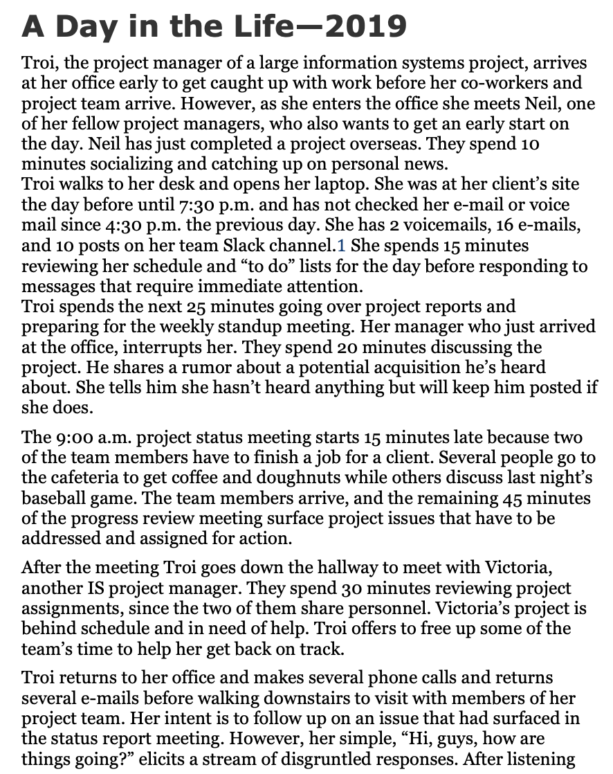 Solved Read the Cases 1.1 and 1.2 from the text. Answer the | Chegg.com