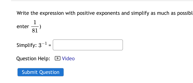 Solved Write the expression with positive exponents and | Chegg.com