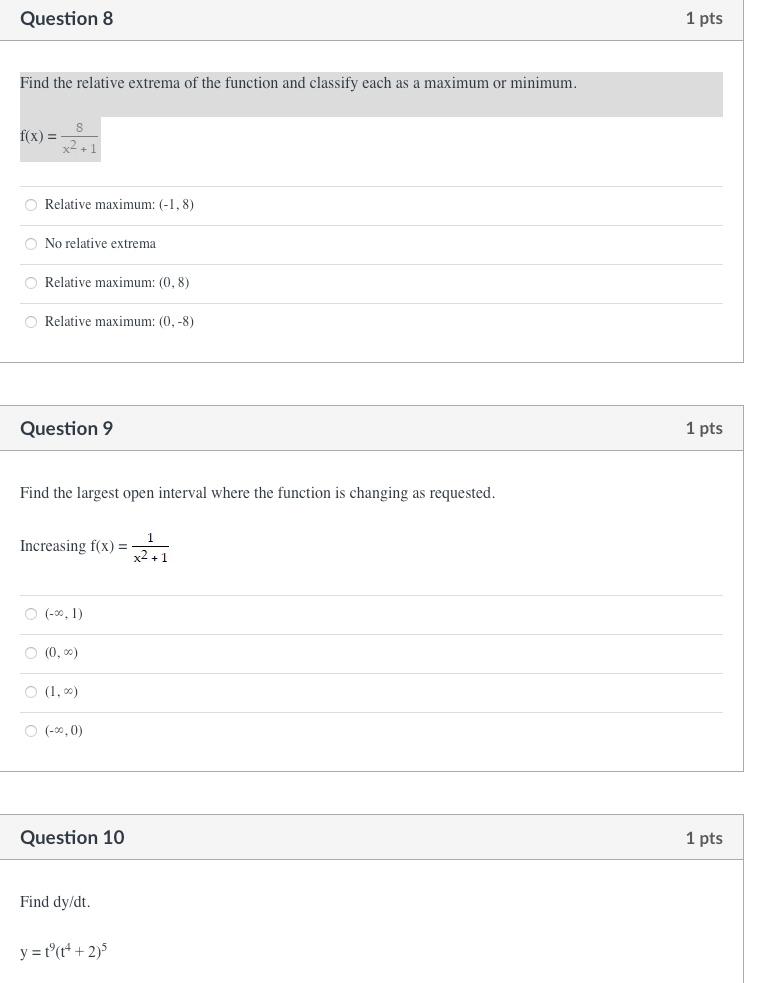 Solved Find the relative extrema of the function and | Chegg.com