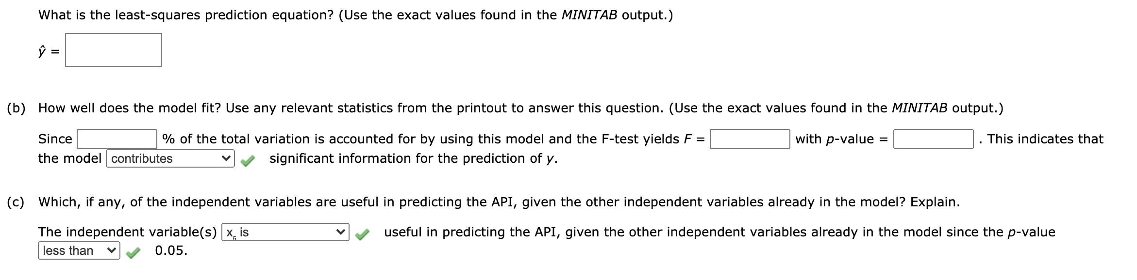 Solved The Academic Performance Index (API) has been used to | Chegg.com