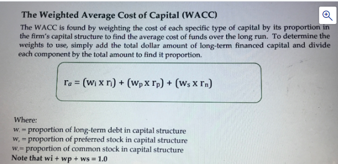 Solved 1. Determine the weighted average cost of capital | Chegg.com