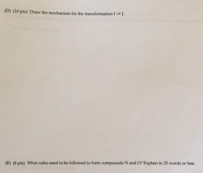 Solved 22) (32 pts total) (a) (12 pts) Provide the IUPAC | Chegg.com