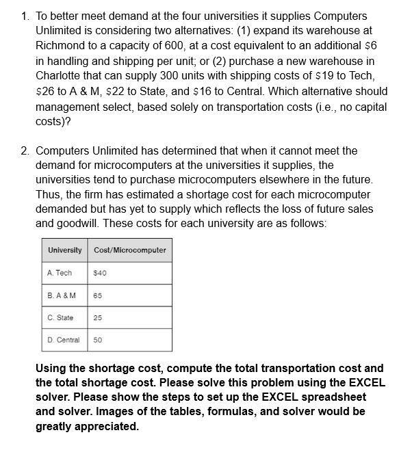 Solved Computers Unlimited sells microcomputers to | Chegg.com