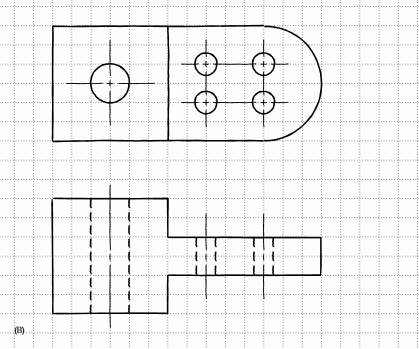 Solved Sketch, or draw with CAD, offset section views of | Chegg.com