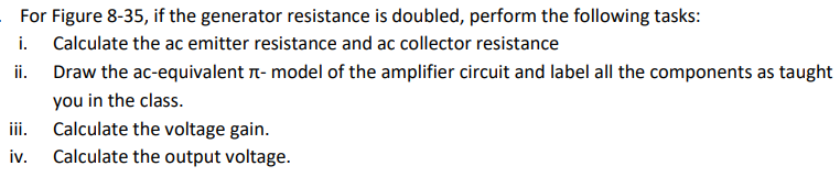 Solved Figure 8-35For Figure 8-35, if the generator | Chegg.com