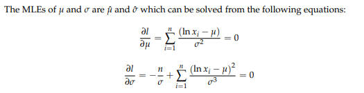 Solved solve for mu in first equation and solve for sigma in | Chegg.com