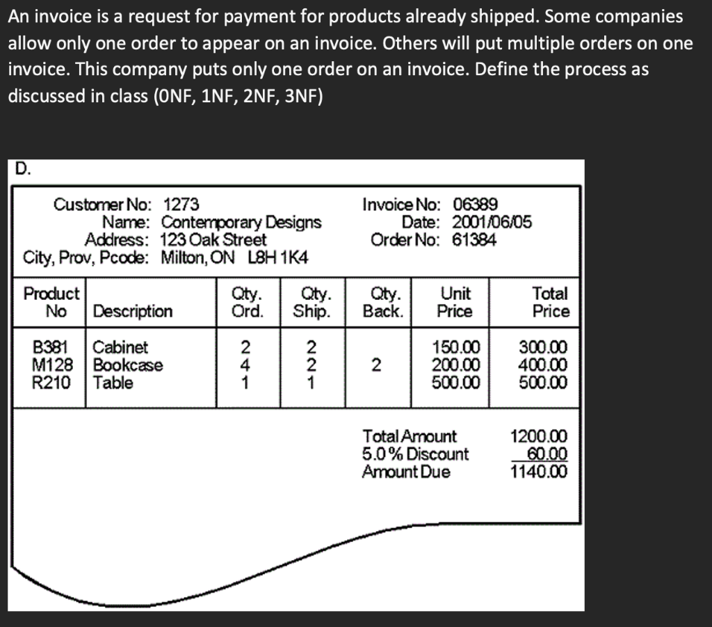Solved Indicate what is the normal form of this table and | Chegg.com