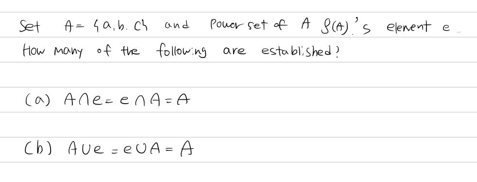 I want to solve this power set problems. and i don't | Chegg.com