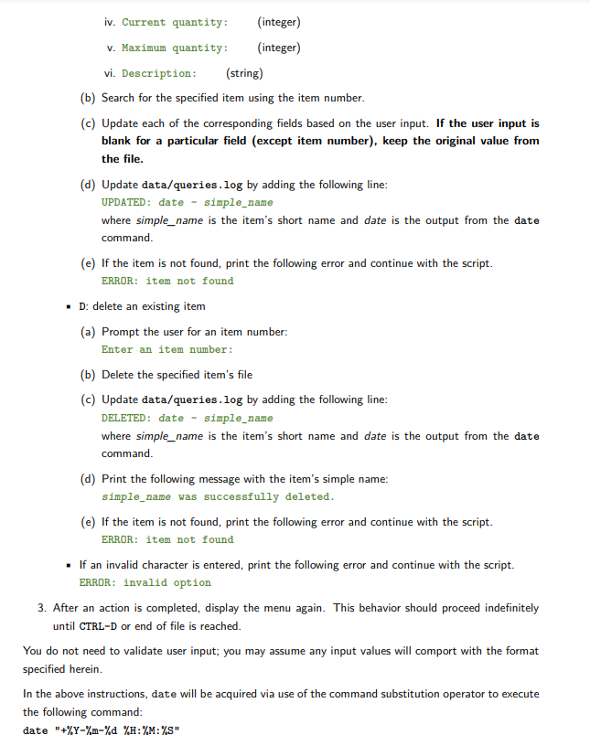 Solved For this assignment, you will use bash create a | Chegg.com