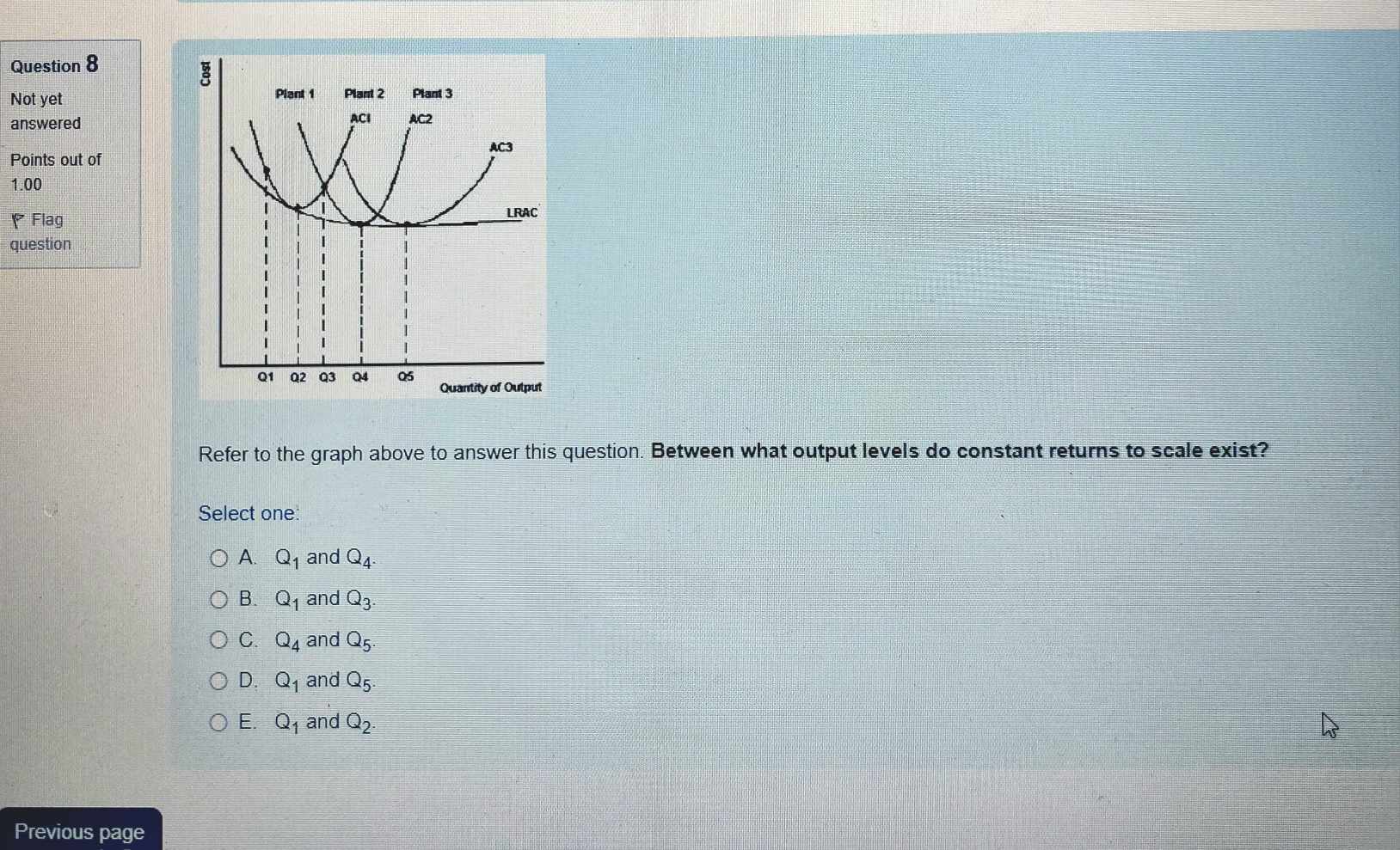 Solved Question 8 Not yet answered Points out of 1.00 P Flag | Chegg.com Solved Question 8 Not yet answered Points out of 1.00 P Flag | Chegg.com