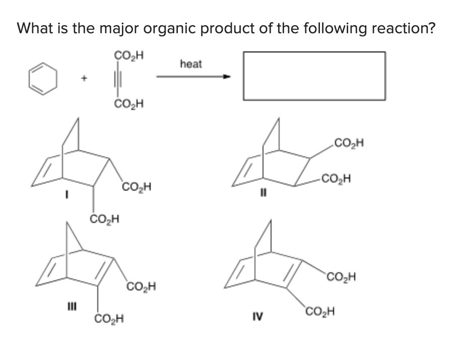 Solved What is the major organic product of the following | Chegg.com