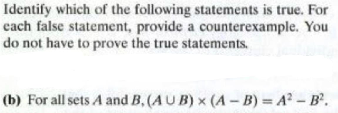 Solved Identify which of the following statements is true. | Chegg.com