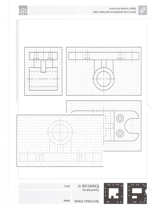 Solved SECTIONAL VIEWS NAME CHAPTER 04 EXERCISE 11 DATE | Chegg.com