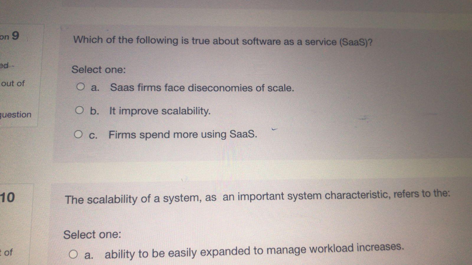 Solved The scalability of a system, as an important system | Chegg.com