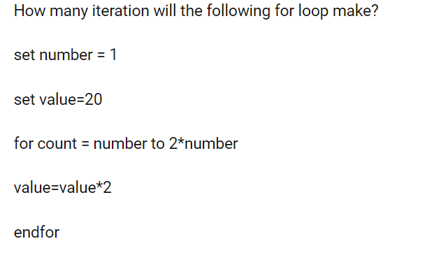 Solved How many iterations is this while loop going to make? | Chegg.com