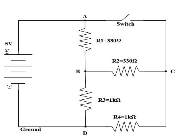 Solved Calculate the theoretical value of the voltages at | Chegg.com