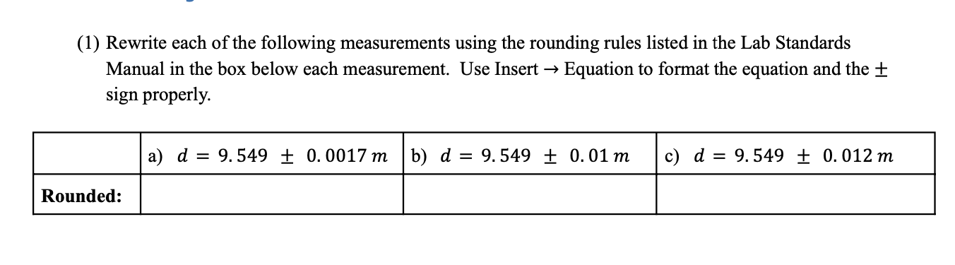 Solved (1) Rewrite each of the following measurements using | Chegg.com