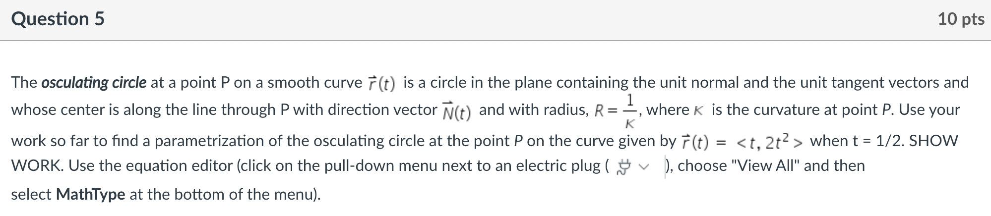 Solved Definition (Principal Unit Normal Vector) The | Chegg.com