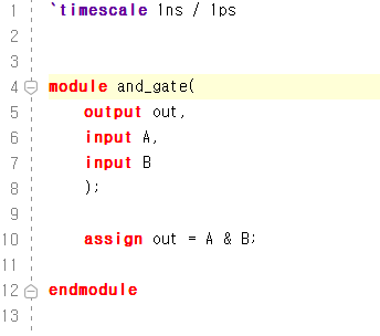 Solved 1 "timescale ins / lps N 3 3 4 module and_gatel | Chegg.com