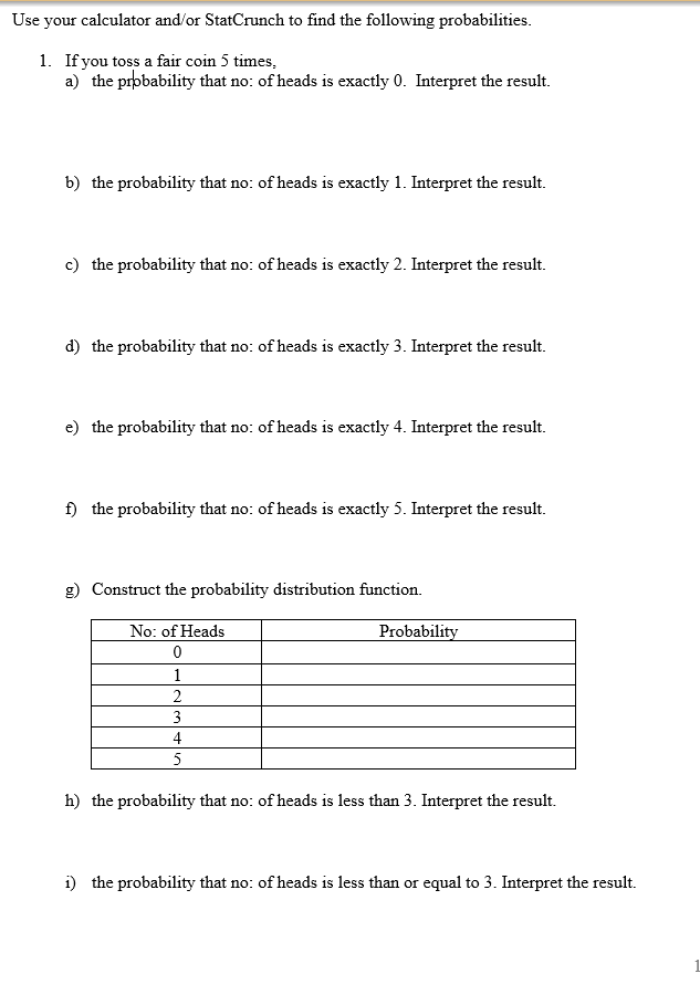 Solved Use your calculator and/or StatCrunch to find the | Chegg.com