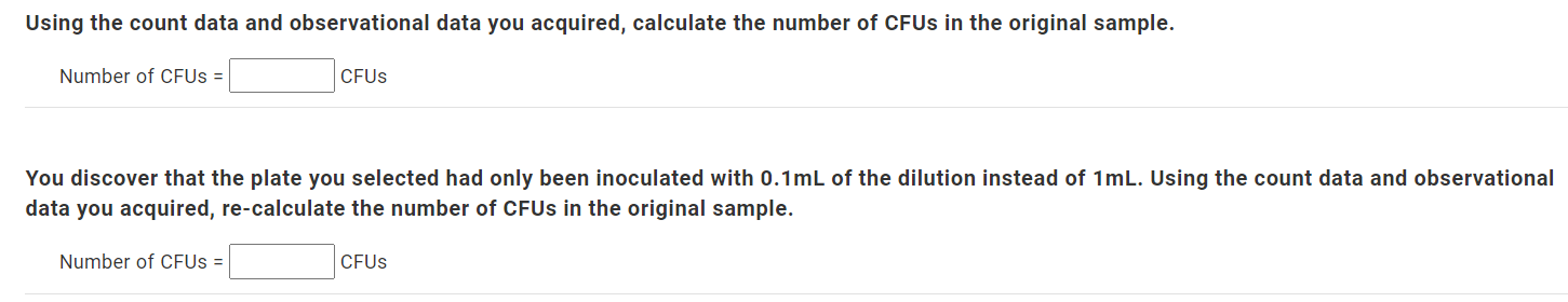 Solved Using The Count Data And Observational Data You 