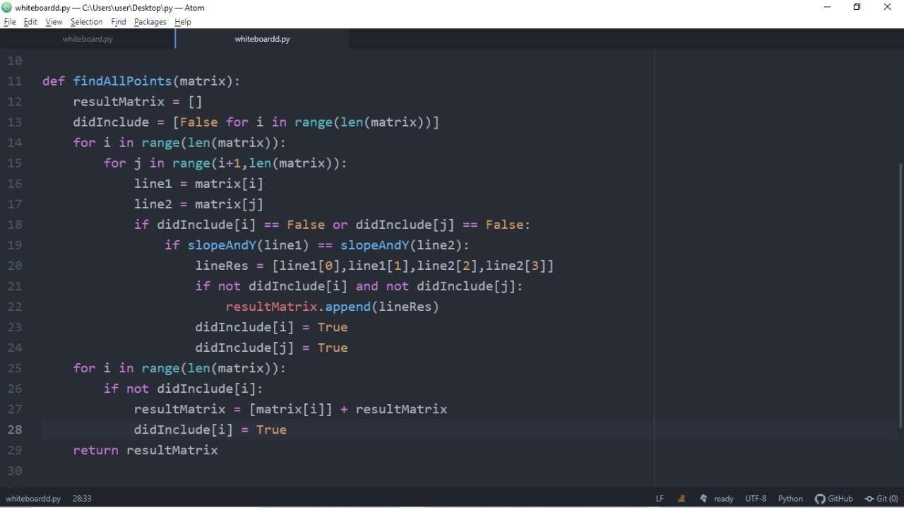 Solved o whiteboardd.py - C:\Users\user Desktop\py - Atom | Chegg.com