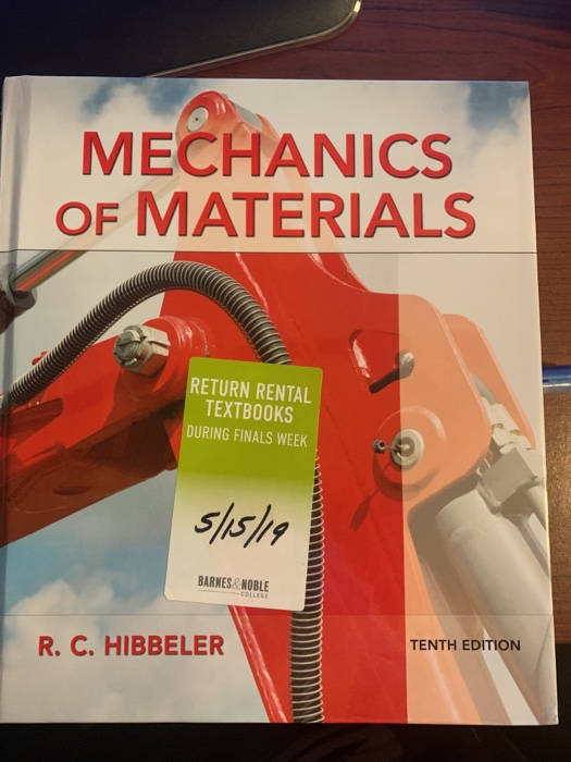 Solved Mechanics of Materials. 10th Edition. CHAPTER | Chegg.com