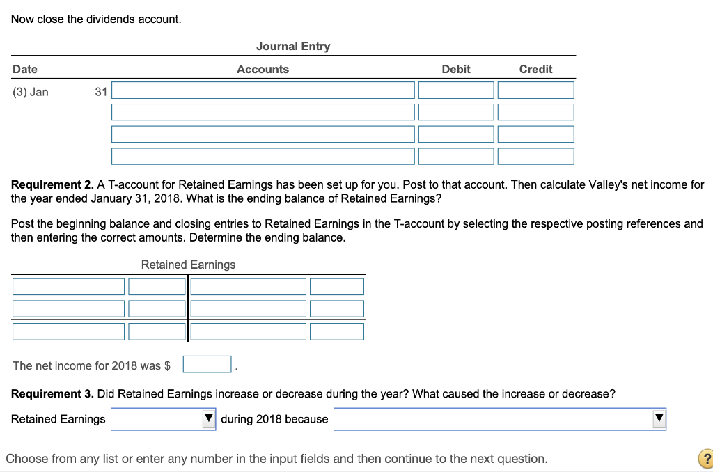 Solved Now close the dividends account. Journal Entry Date | Chegg.com