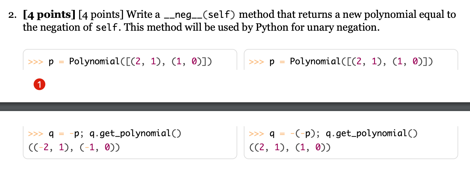 In this section, you will implement a simple | Chegg.com