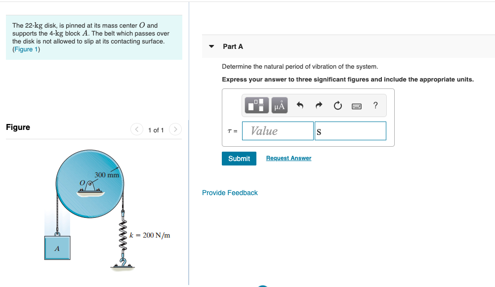 Solved The 22-kg disk, is pinned at its mass center o and | Chegg.com