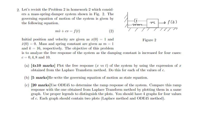 Solved 2. Let's revisit the Problem 2 in homework-2 which | Chegg.com