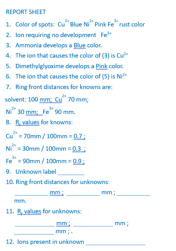 Solved DATA Calculate Rf values for each component Group 1 | Chegg.com