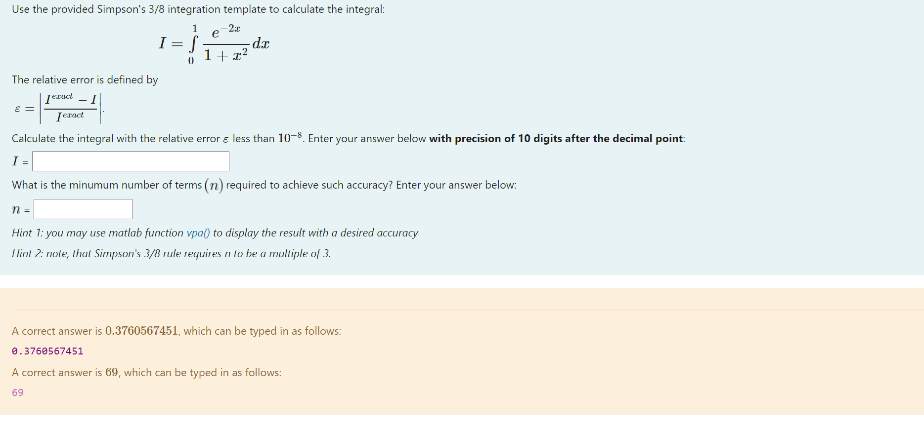 Solved pls solve this using matlab code and show how to get | Chegg.com