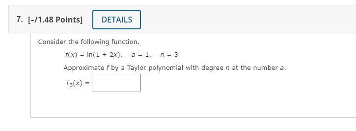 Solved Consider the following function. | Chegg.com