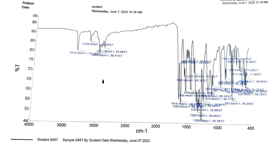 Student 5497 Sample 5497 By Student Date Wednesday, | Chegg.com