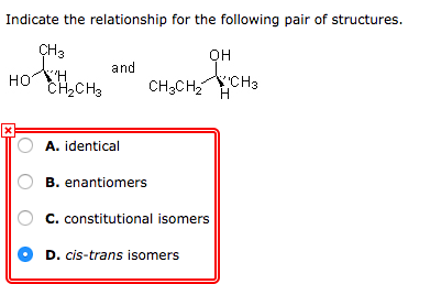 Solved Indicate the relationship for the following pair of | Chegg.com