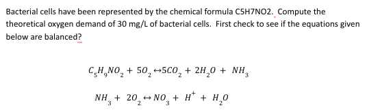 Solved Bacterial cells have been represented by the chemical | Chegg.com