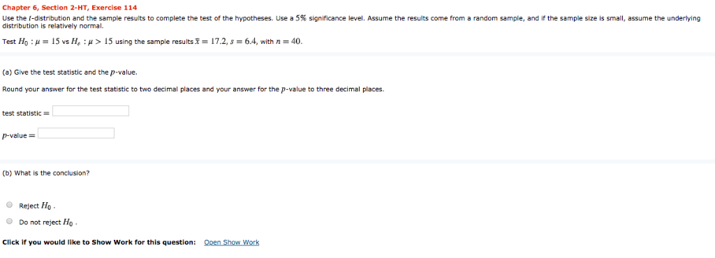 Solved Chapter 6 Section 2 Ht Exercise 114 Ample Results 6716