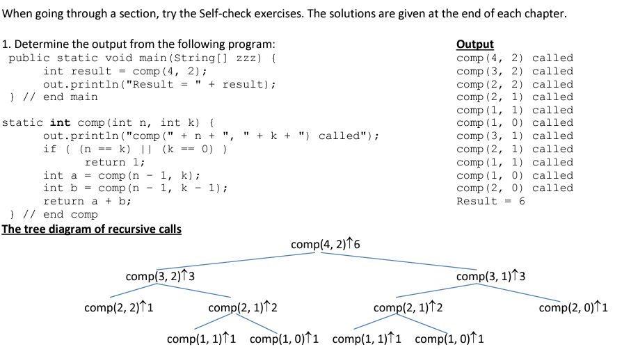 Solved When going through a section, try the Self-check | Chegg.com