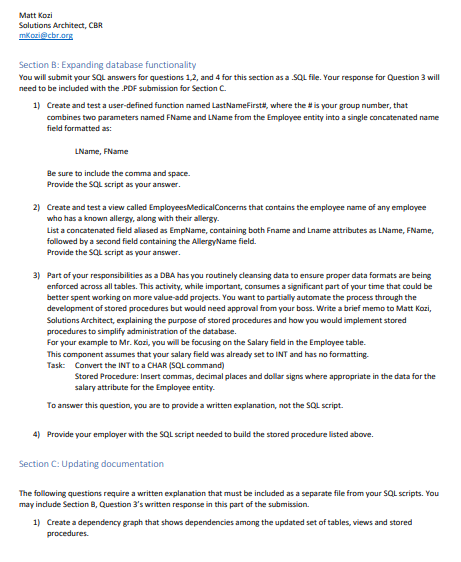 Solved SQL Administration (A) (Group work, no individual | Chegg.com