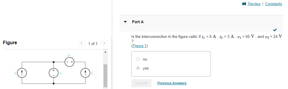 Solved Is the interconnection in the figure valid, if i1=6 | Chegg.com