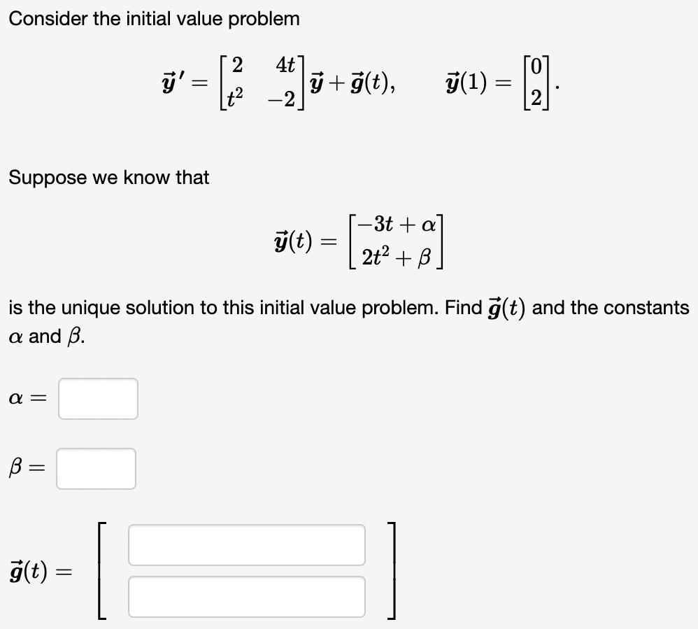 Solved Consider the initial value problem | Chegg.com